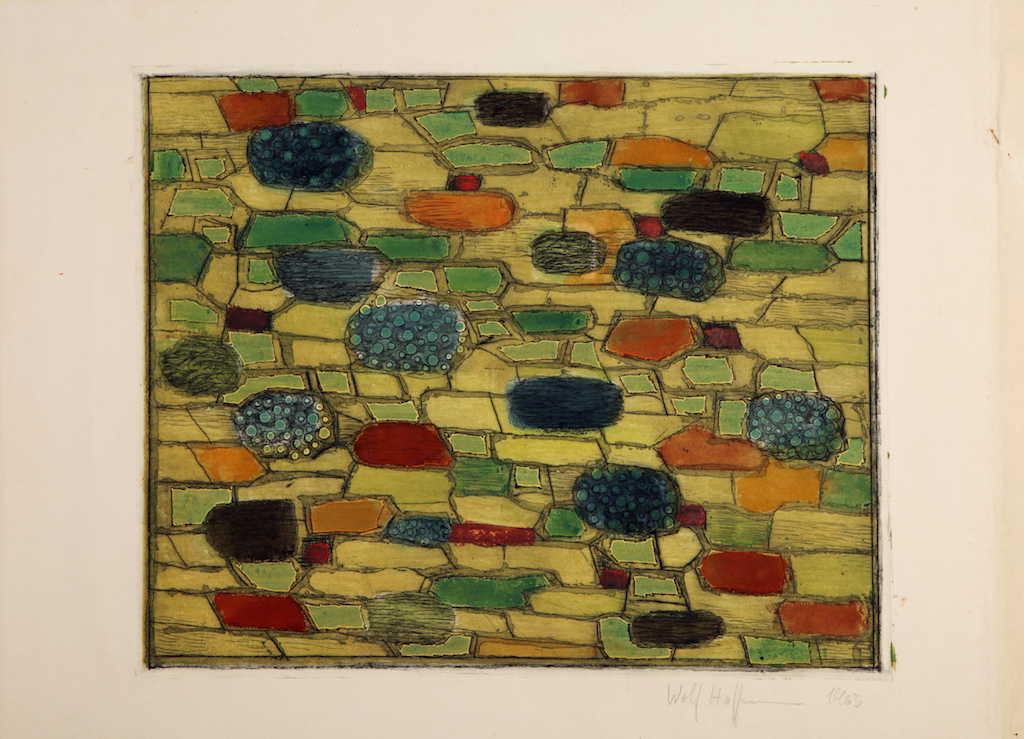 >Wolf Hoffmann – Zebra (rot)II – Galerie Pfundt